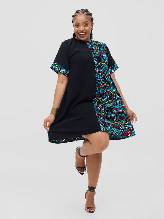 Lenana African Print shift dress – Afriwia